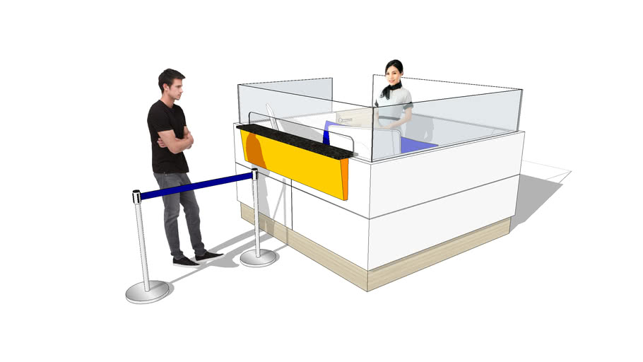 CASH CARD COUNTER-2 | 3D Warehouse