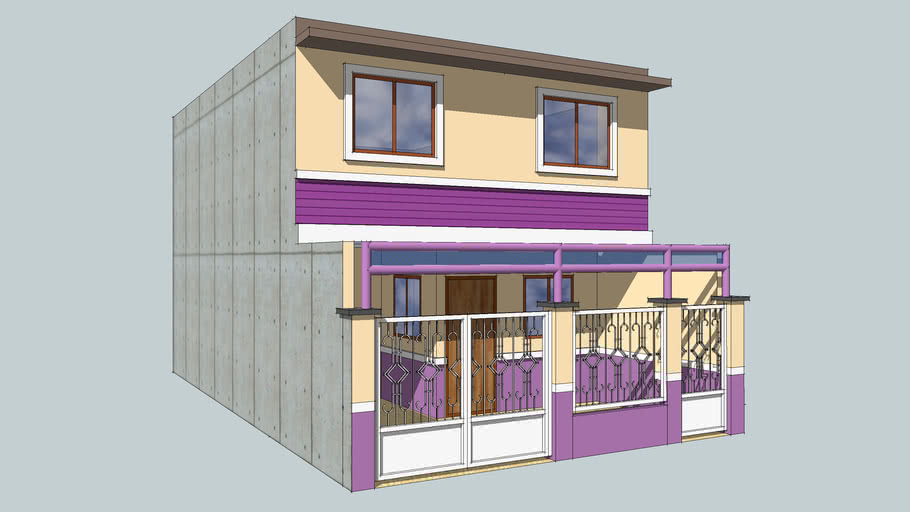 front gate design and installation of polycarbonate | 3D Warehouse