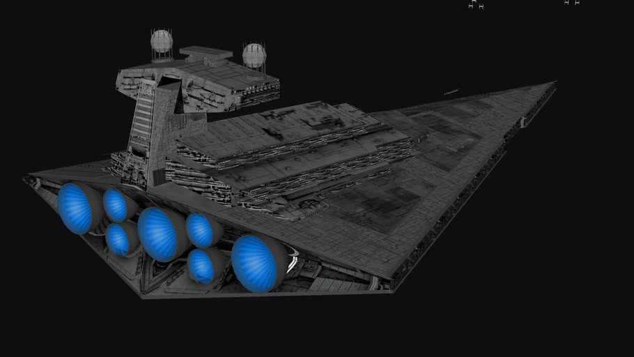 Star Wars - Imperial I-class Star Destroyer | 3D Warehouse