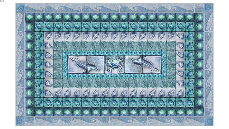 Painel de Azulejo Decorativos 01 | 3D Warehouse