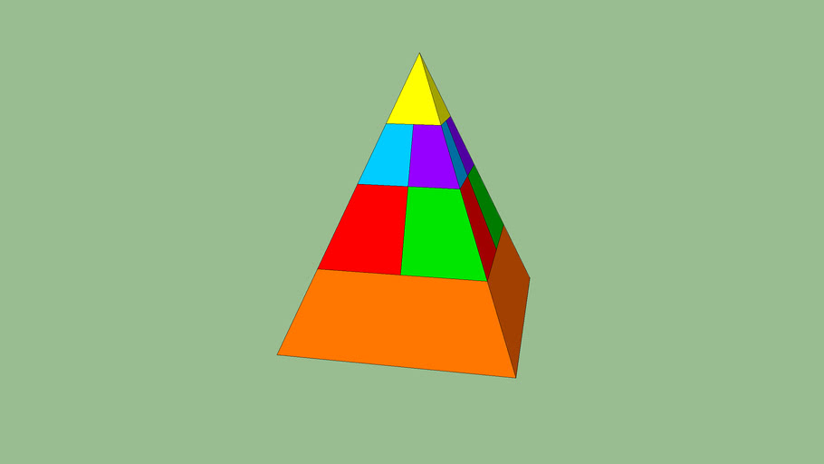 Food Pyramid Colours | 3D Warehouse