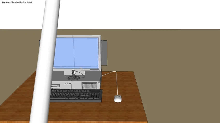 sketchyphysics destructable computer | 3D Warehouse