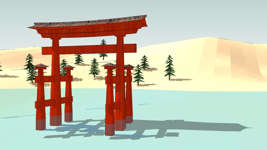 Shinto Gate | 3D Warehouse