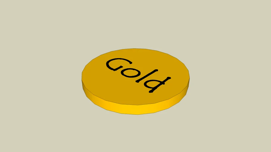 gold coin | 3D Warehouse
