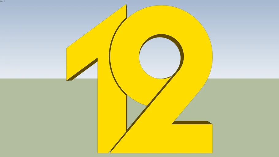 Canal 12 SV logo (1984-1989) | 3D Warehouse