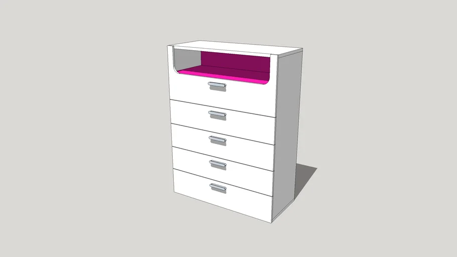 Max-i Kommode 90x120x40 | 3D Warehouse