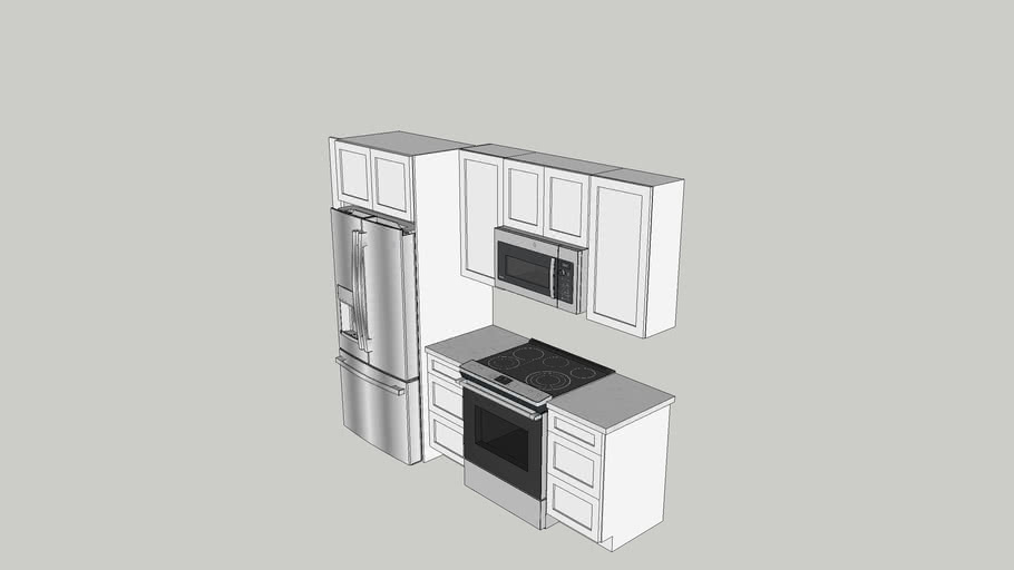 Small Scale Kitchen | 3D Warehouse