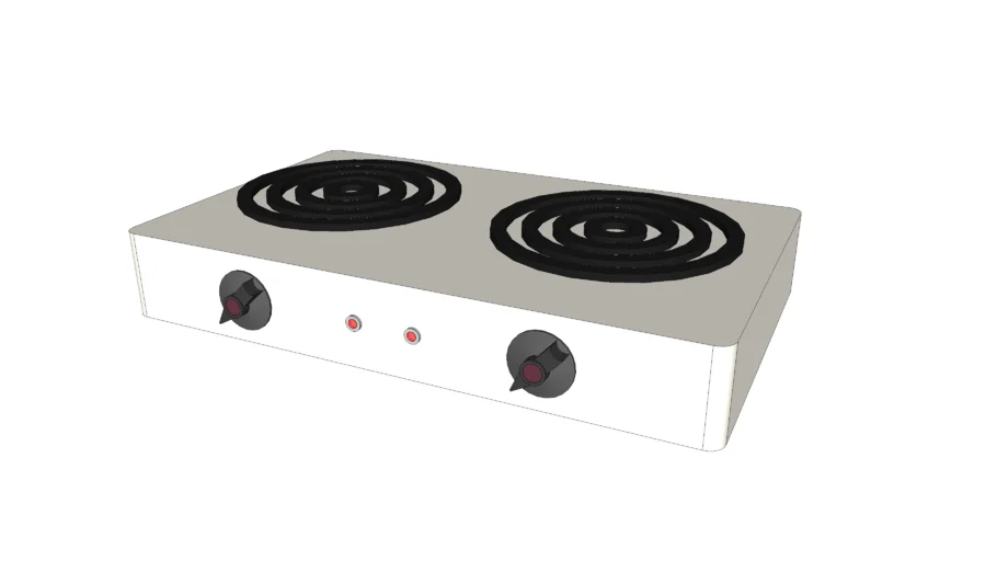 hot plate, generic | 3D Warehouse