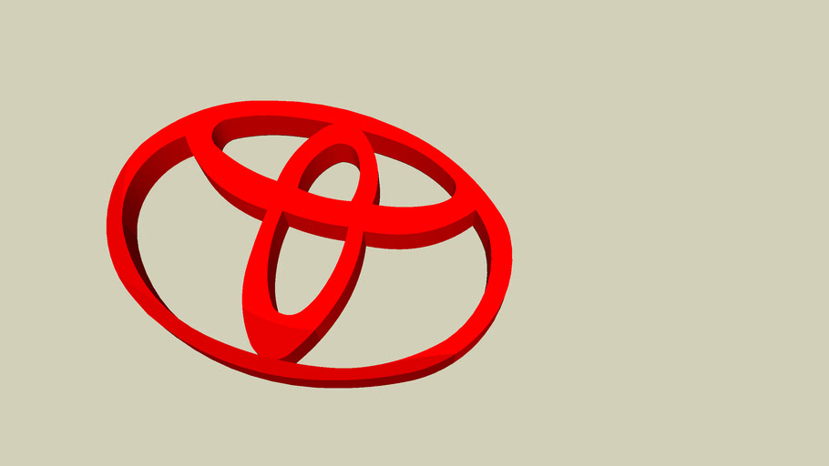 3d toyota logo | 3D Warehouse