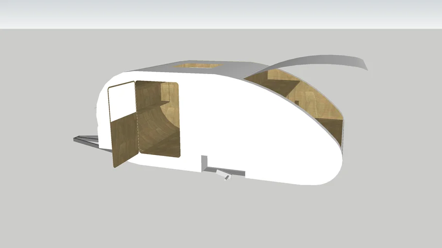 tear drop trailer | 3D Warehouse