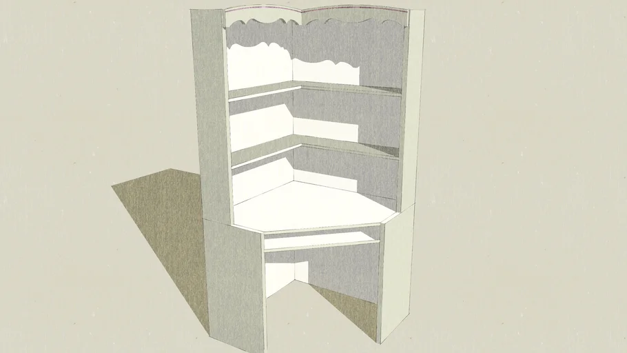 Corner study desk | 3D Warehouse