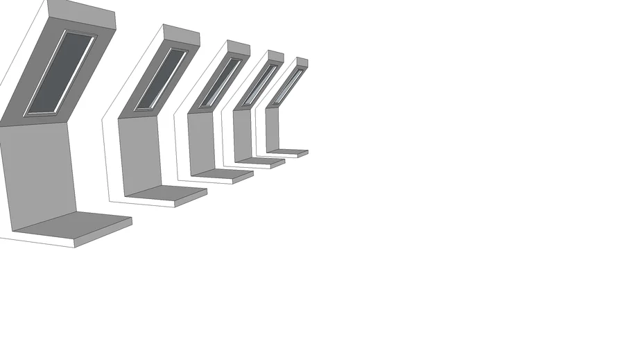 slanted set | 3D Warehouse