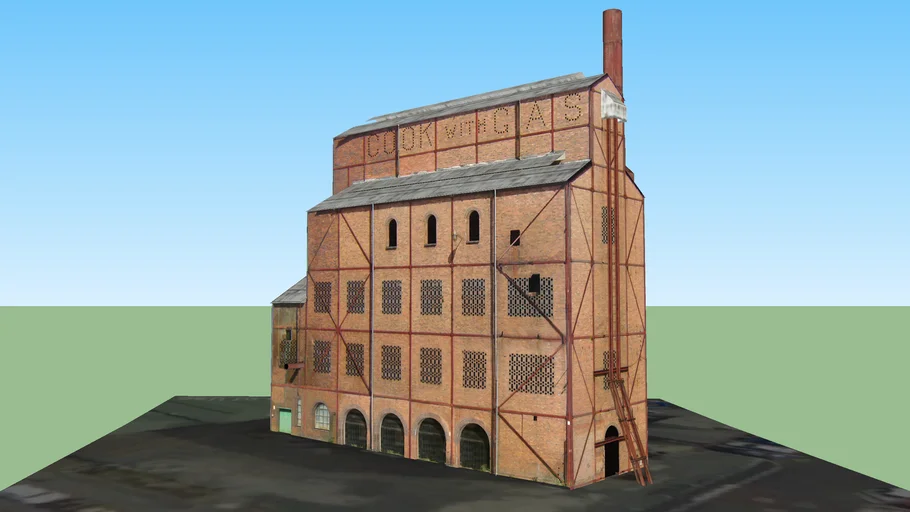 1932 Vertical Retort Building, Launceston Gasworks | 3D Warehouse