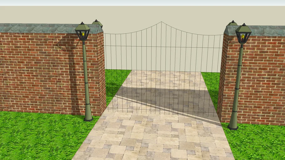manor gate | 3D Warehouse