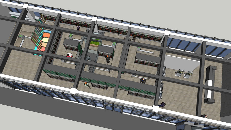 Small library | 3D Warehouse