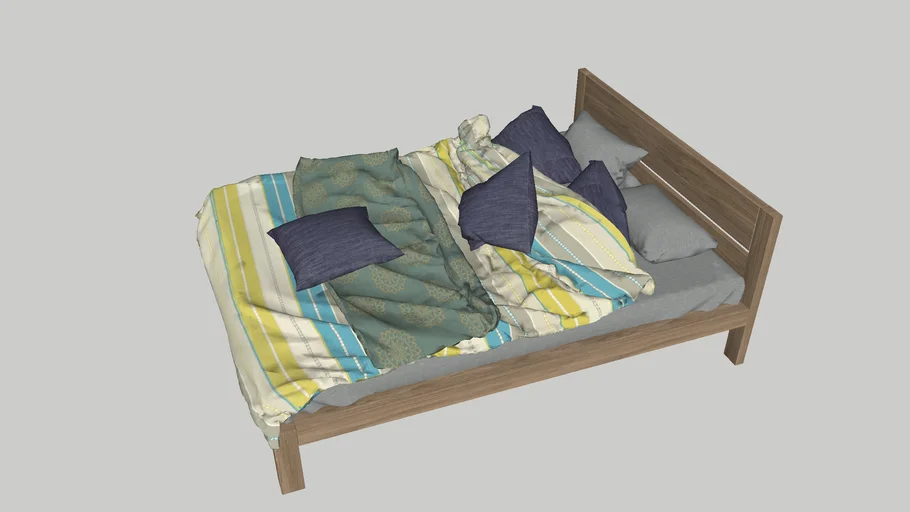 Modelo de cama 02 | 3D Warehouse