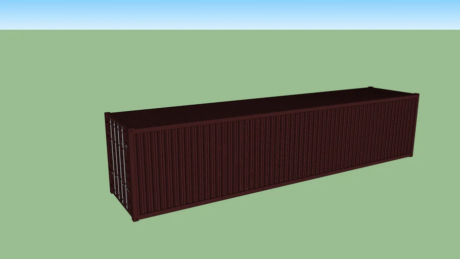 Contenedor rojo | 3D Warehouse