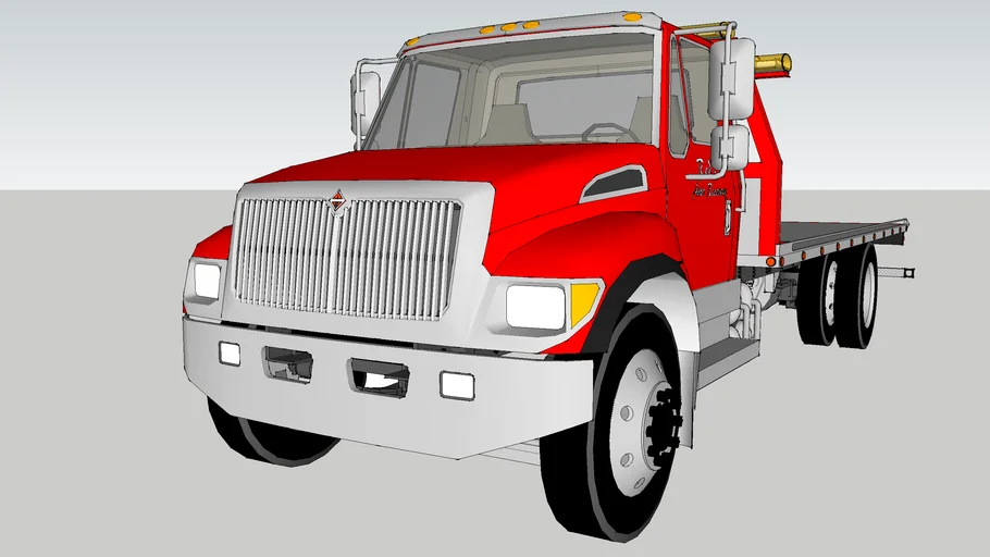 International Ramp Tow Truck | 3D Warehouse