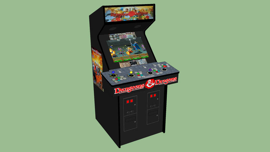 Dungeons and Dragons Arcade Game | 3D Warehouse