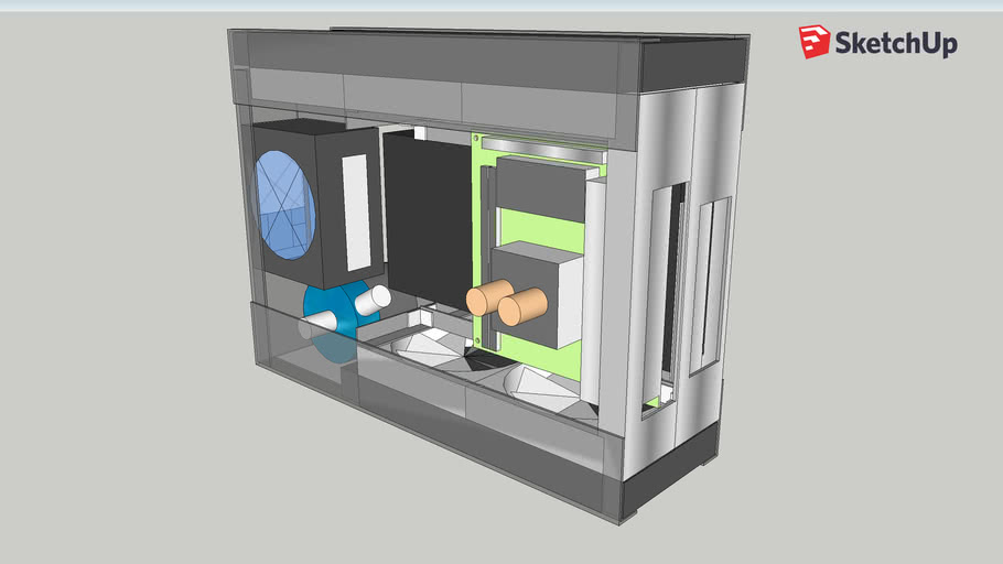 SFF ITX PC Case 14L | 3D Warehouse