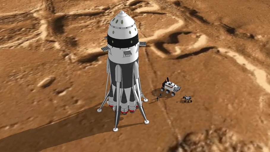Mars landing | 3D Warehouse