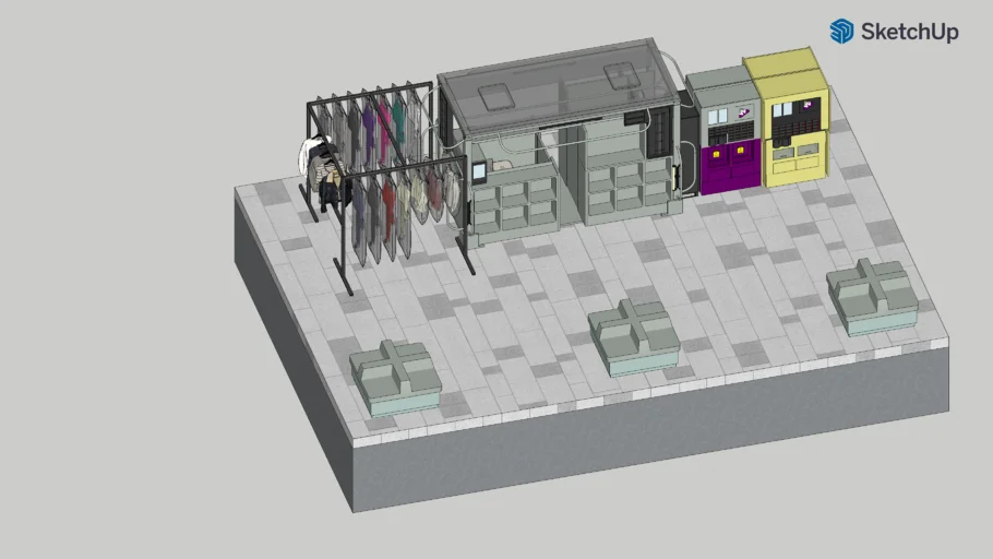 Mobile Retail and Food Printer Vending | 3D Warehouse
