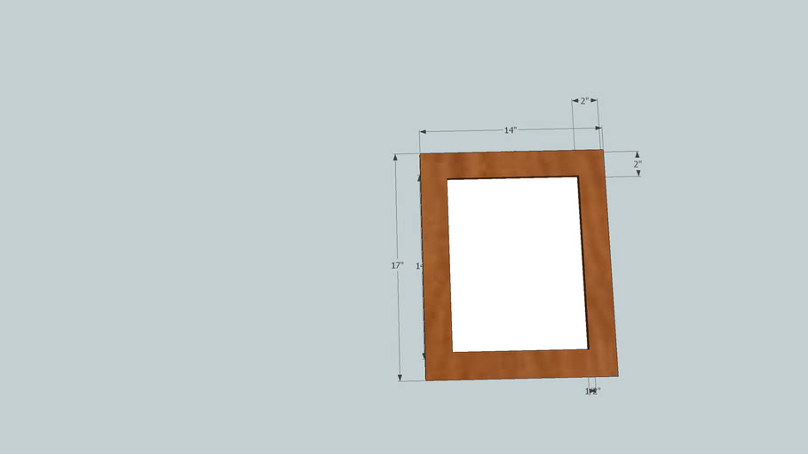 Picture frame. | 3D Warehouse