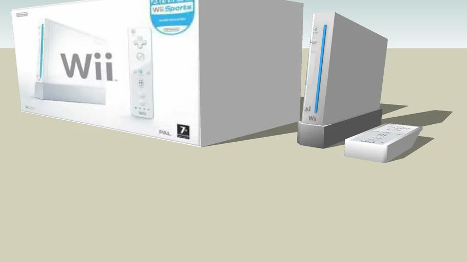 nintendo wii | 3D Warehouse
