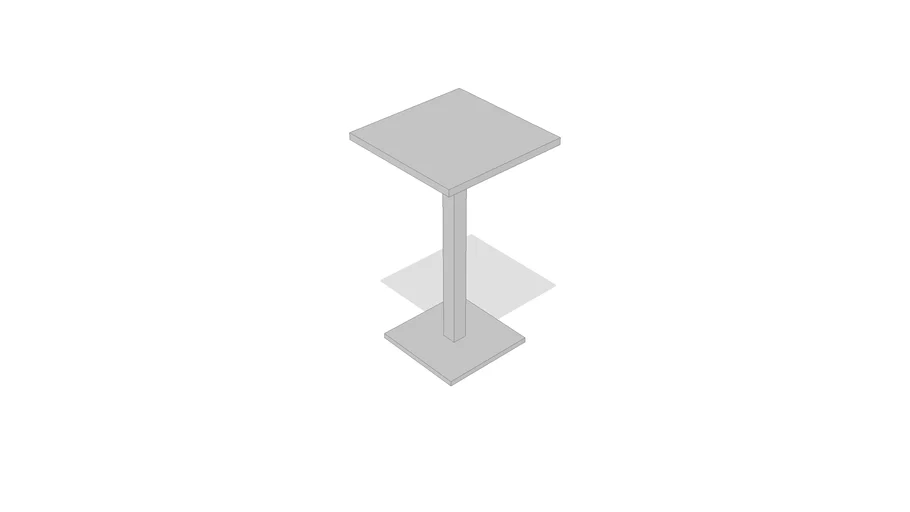Coalesse EMU Round Square Table | 3D Warehouse