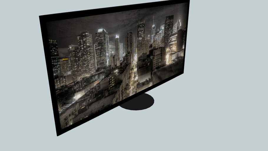 An 86 inch TV | 3D Warehouse
