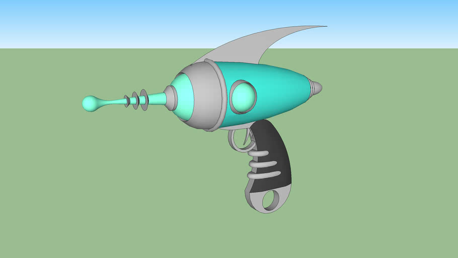 Retro alien Blaster | 3D Warehouse