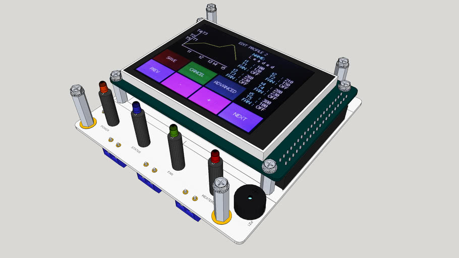 X-toaster Reflow Oven Controller | 3D Warehouse