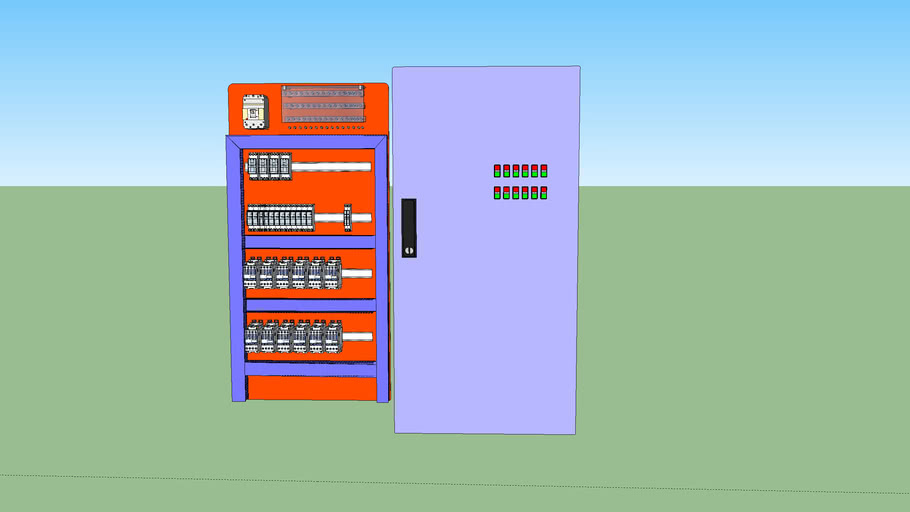 Painel eletrico disjuntores | 3D Warehouse