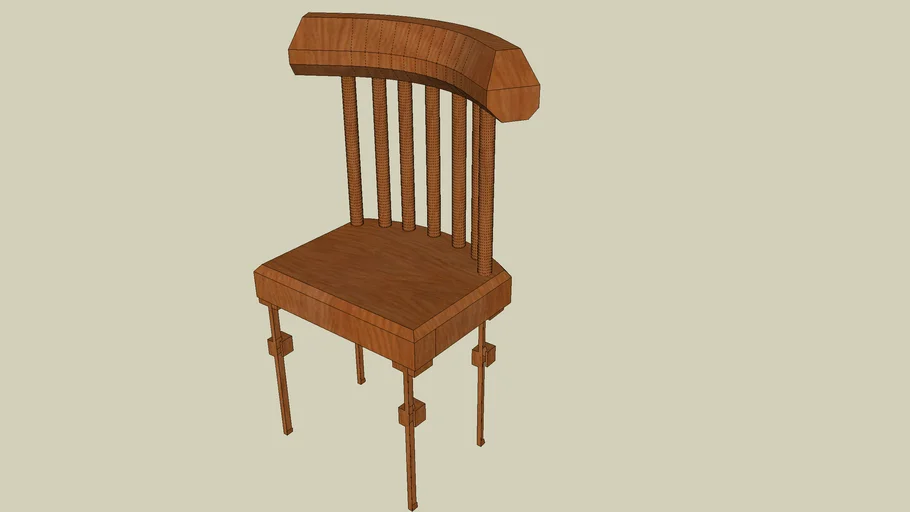 Modern+old chair | 3D Warehouse