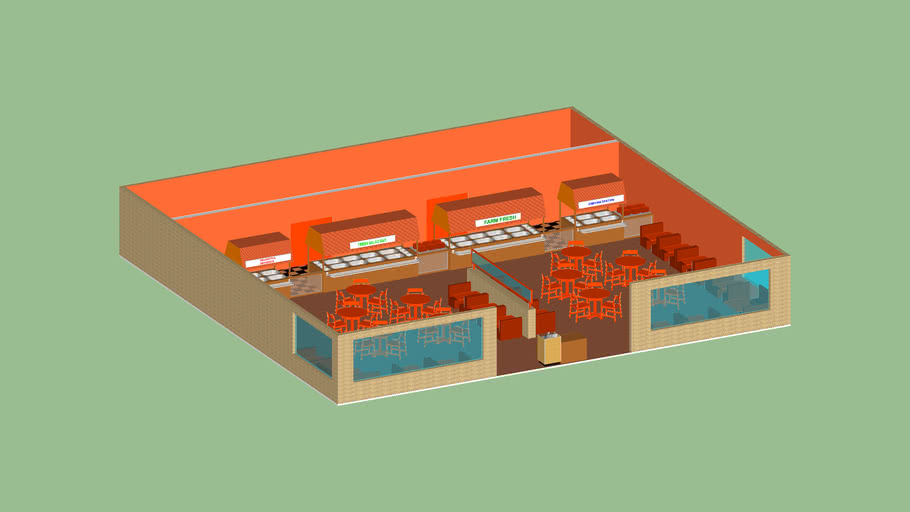 Buffet Restaurant | 3D Warehouse