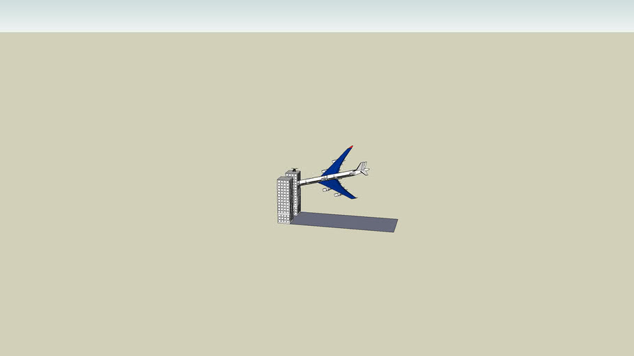 twin towers plane crash | 3D Warehouse