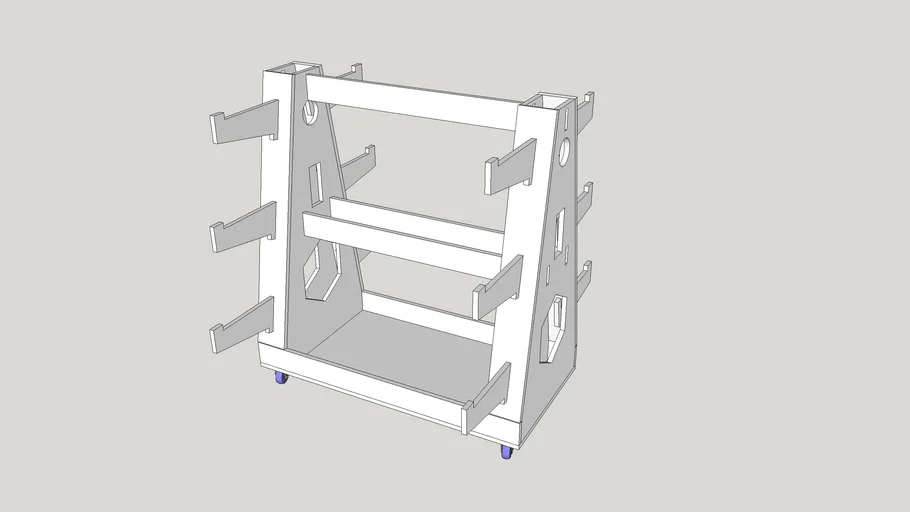 Material Rack | 3D Warehouse