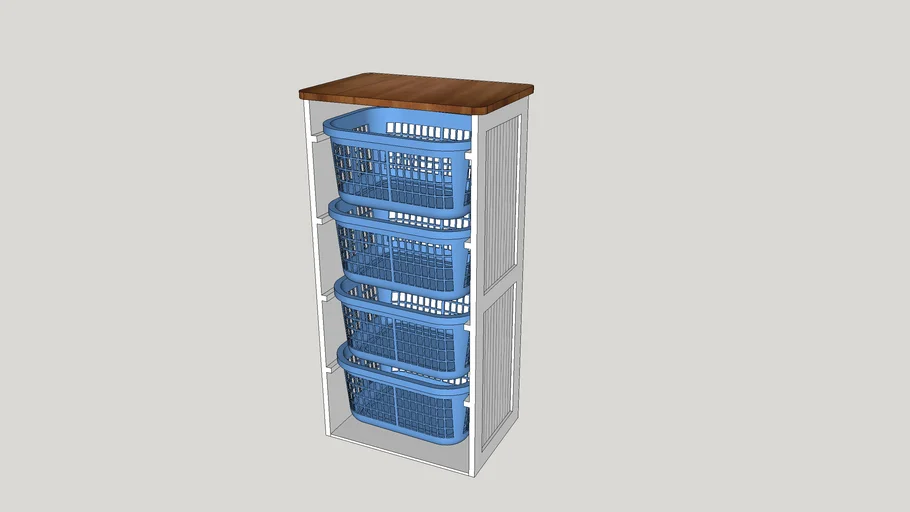 Hamper Cabinet | 3D Warehouse