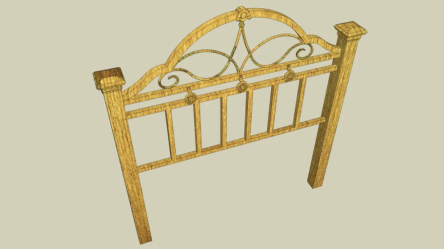 Elegant Headboard | 3D Warehouse