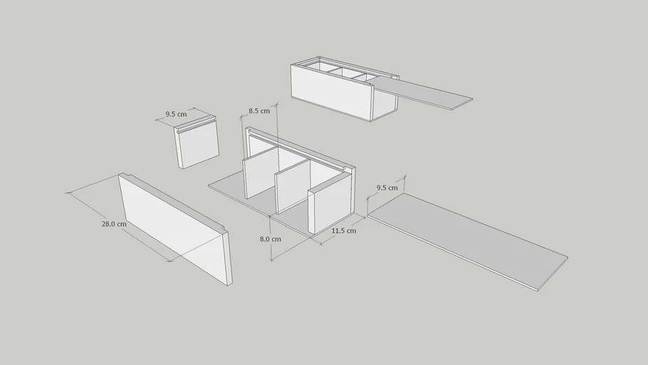 Sliding box | 3D Warehouse