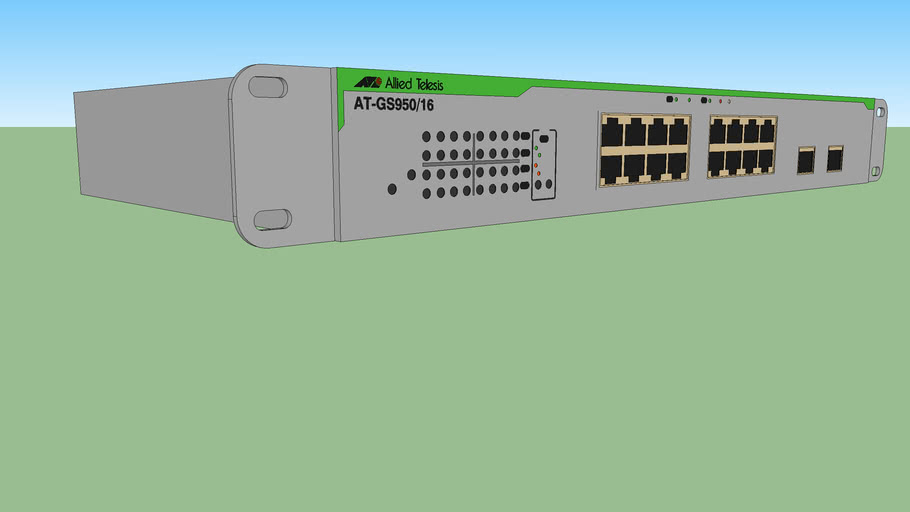 Allied Telesis AT-GS950/16 ethernet switch | 3D Warehouse