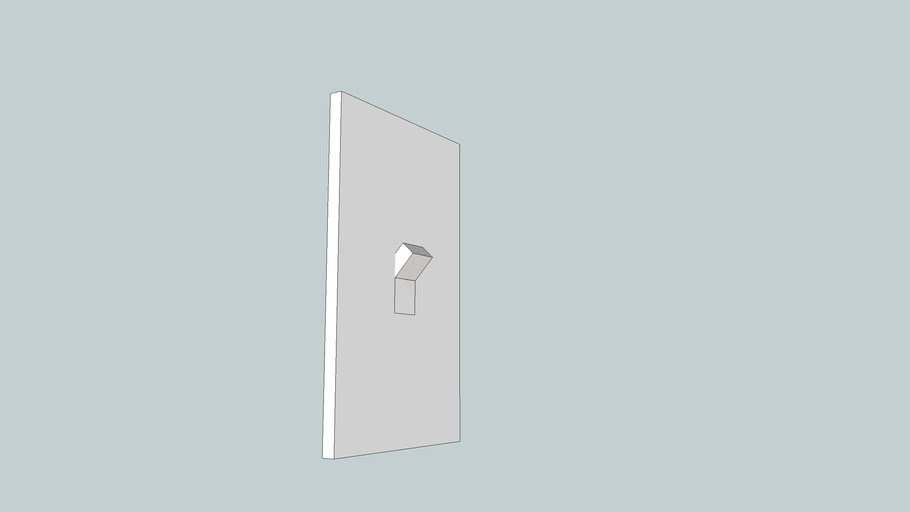 Light Switch Plain | 3D Warehouse