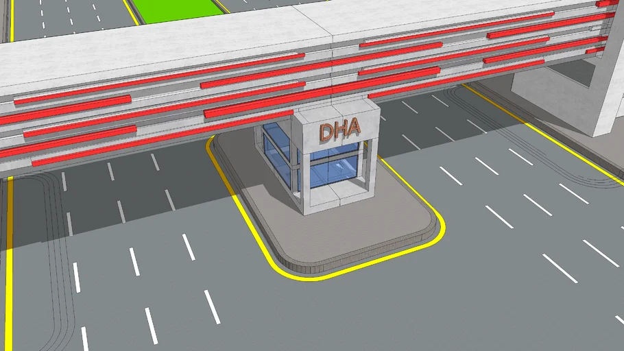 DHA MAIN GATE | 3D Warehouse