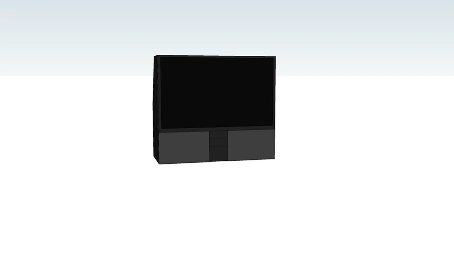 52 inch Screen TV | 3D Warehouse