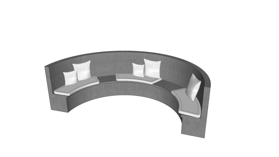 Circle Sofa | 3D Warehouse