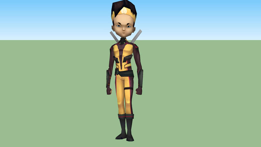 Code Lyoko Ulrich | 3D Warehouse