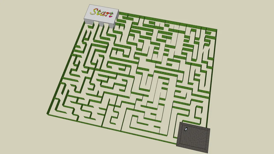 maze = =] | 3D Warehouse