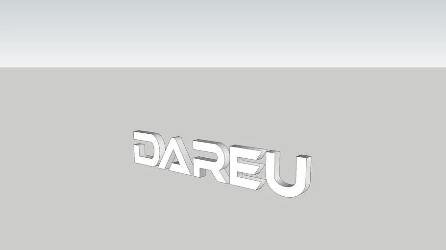 Logo DareU | 3D Warehouse