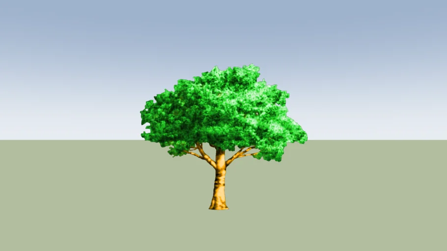 Tree 2D Anime / Cartoon Styled | 3D Warehouse