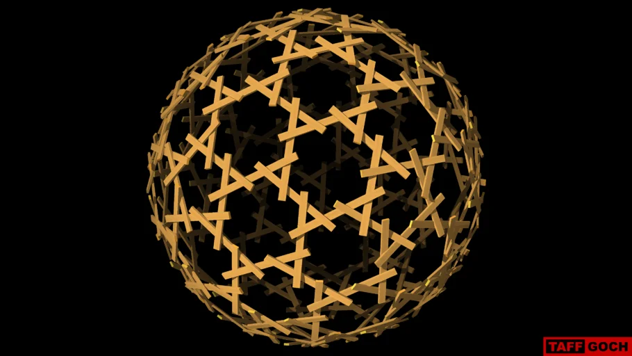 Geodesic Reciprocal Frame | 3D Warehouse